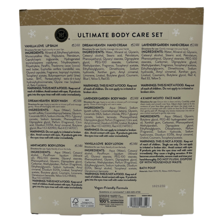 Ultimate Body Care Set by Modern Expressions - 300pc LOT - Topper ...